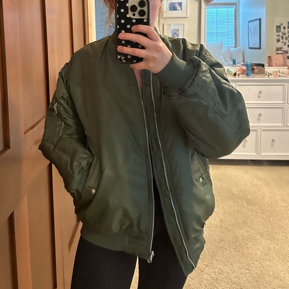 Jackets & Coats | Reversible Bomber Jacket M | Poshmark